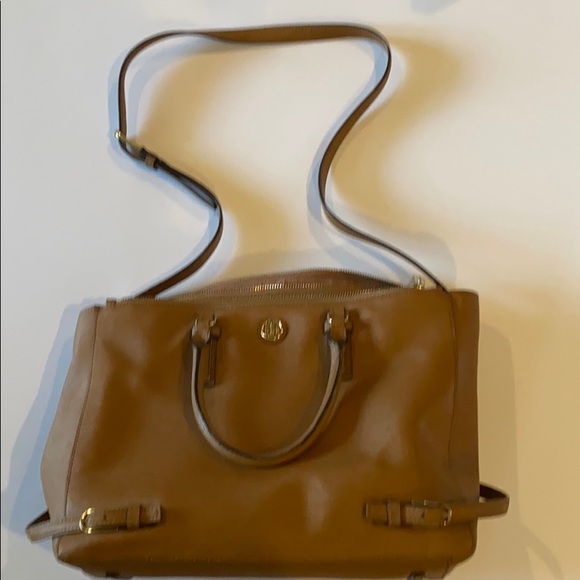 Tory Burch | Bags | Tory Burch Camel Color Leather Purse | Poshmark